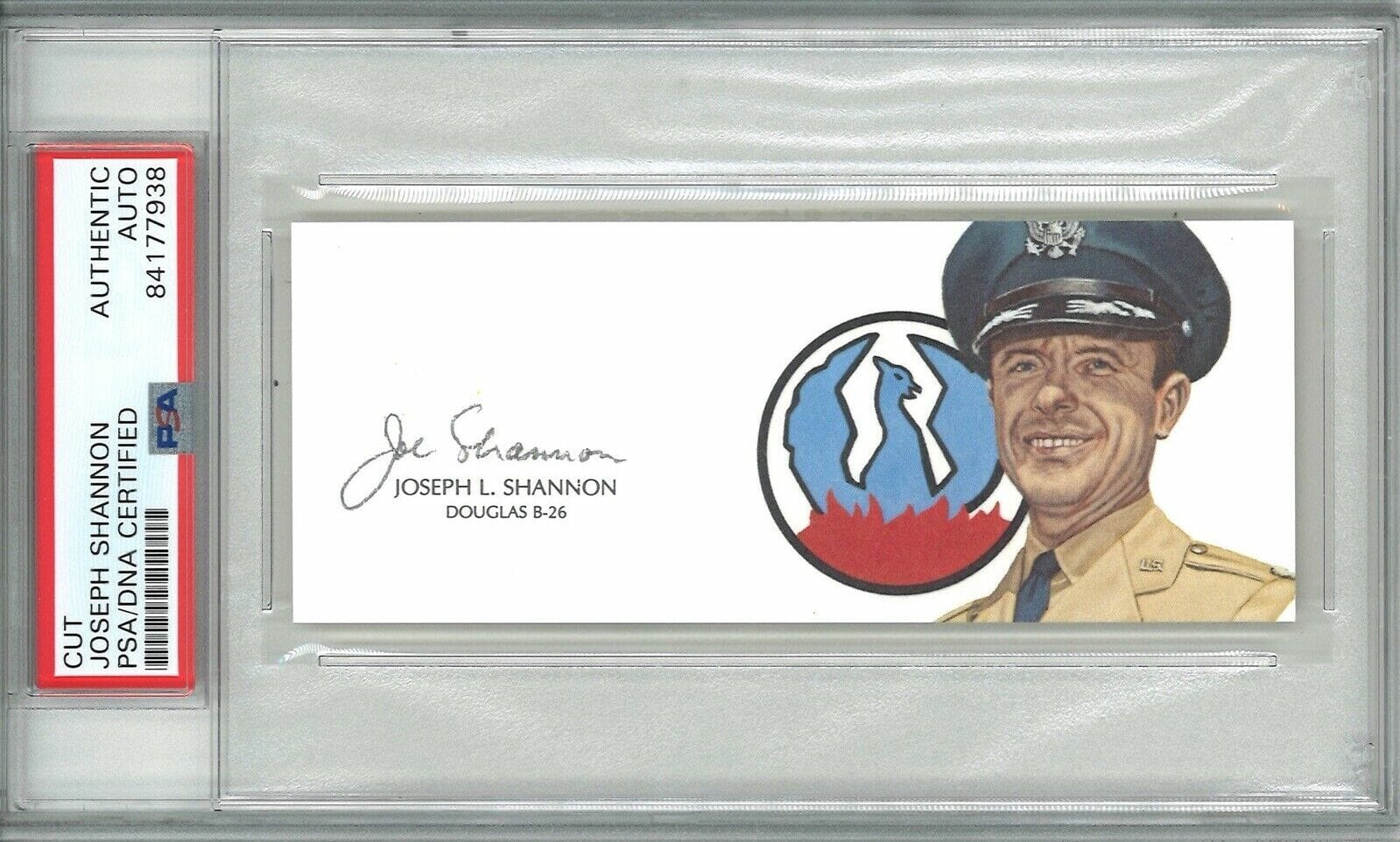 JOSEPH SHANNON SIGNED CUT SIGNATURE PSA DNA 84177938 (D) KOREAN WAR ...