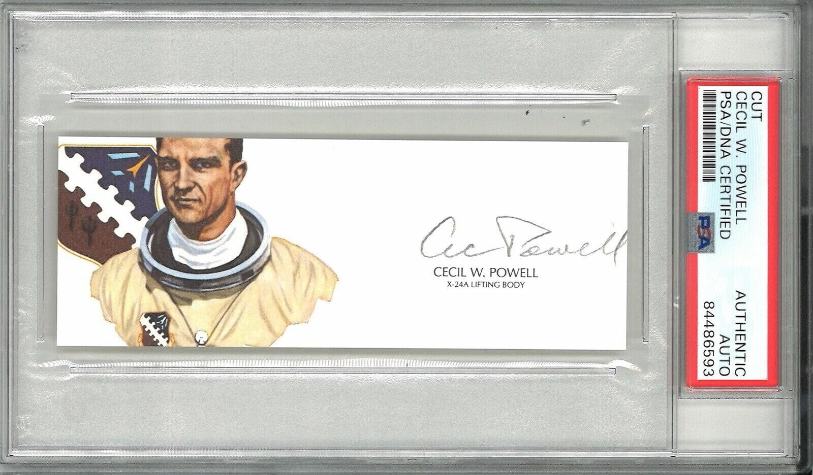 BRIGADIER GENERAL CECIL POWELL SIGNED CUT SIGNATURE PSA DNA 84486593 ...