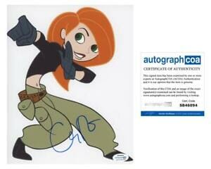 Christy Carlson Romano "Kim Possible" AUTOGRAPH Signed 8x10 Photo ACOA ...
