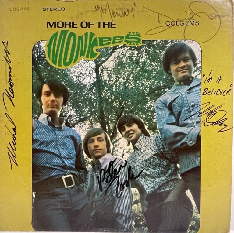 THE MONKEES Signed "More Of The Monkees " DAVY JONES NESMITH TORK ...