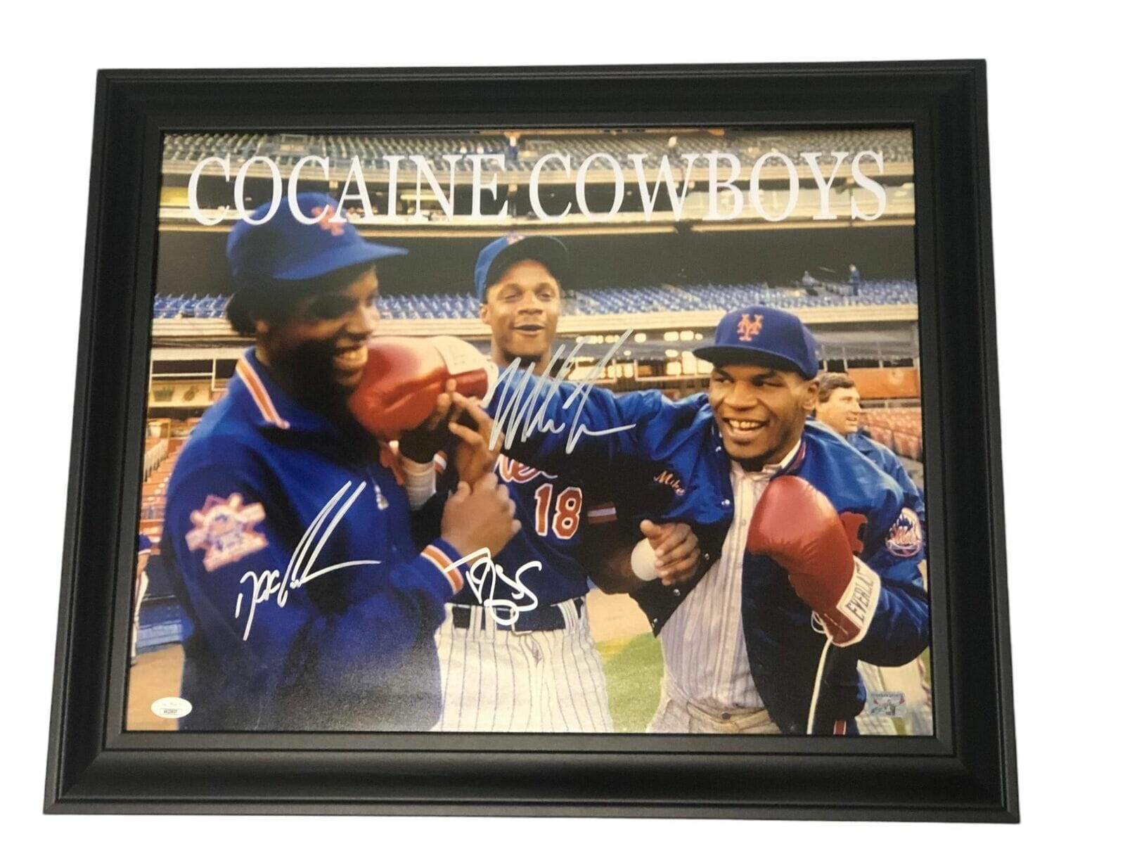 Mike Tyson Dwight Gooden Darryl Strawberry Signed Cocaine Cowboys Photo ...