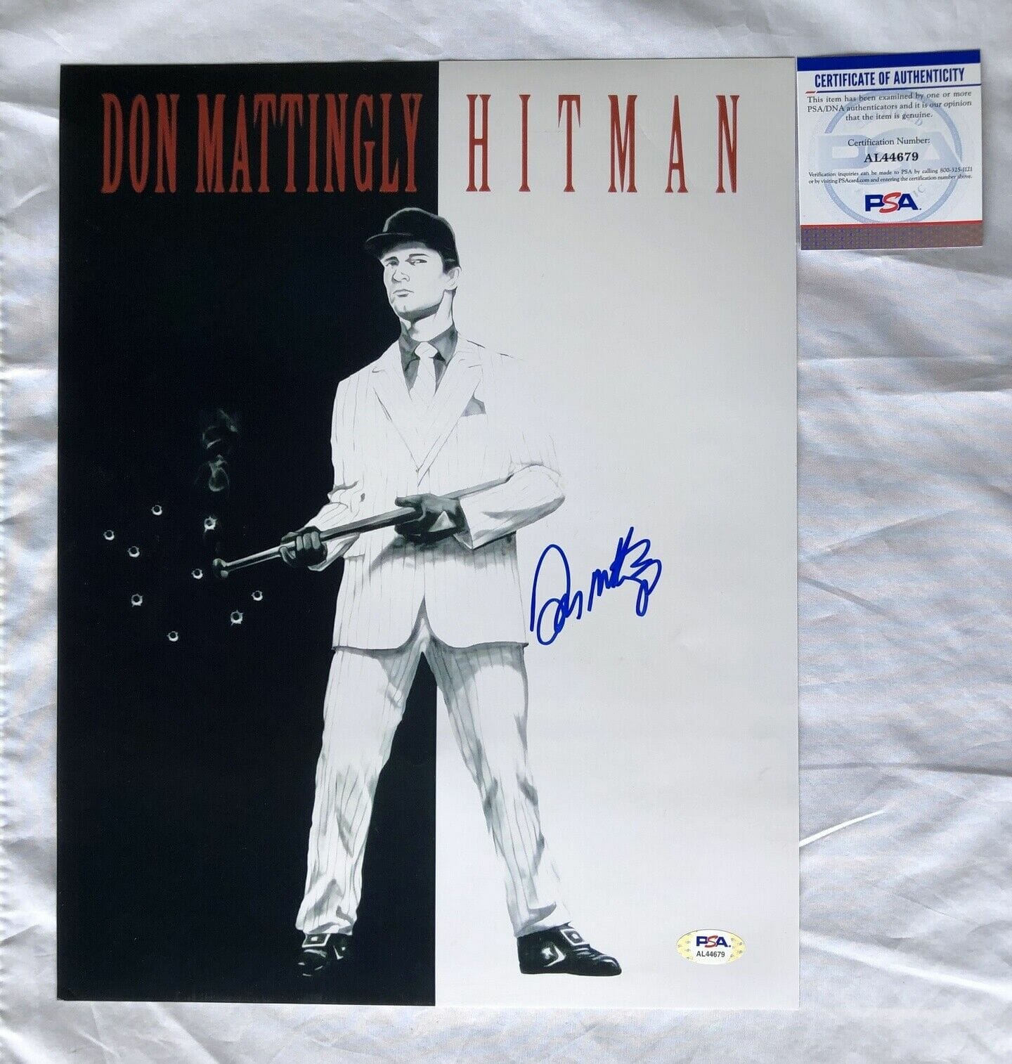 New York Yankees Don Mattingly Signed 11x14 Photo PSA/DNA 1 COA ...