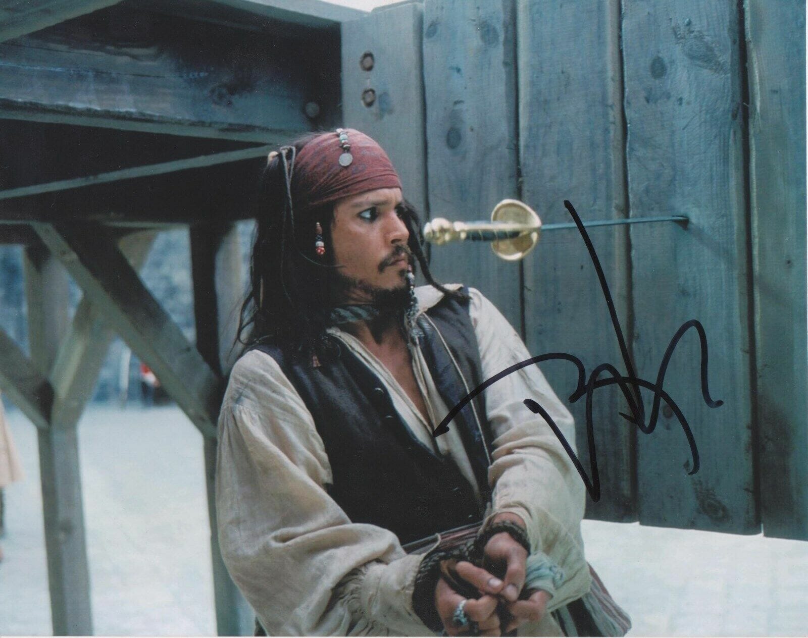 Johnny Depp SIGNED Autograph 8x10 Photo Pirates of the Caribbean - with ...