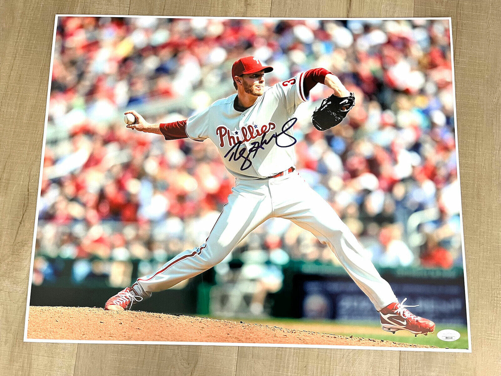ROY HALLADAY HAND SIGNED 16X20 PHOTO PHILADELPHIA PHILLIES CY 03 JSA ...