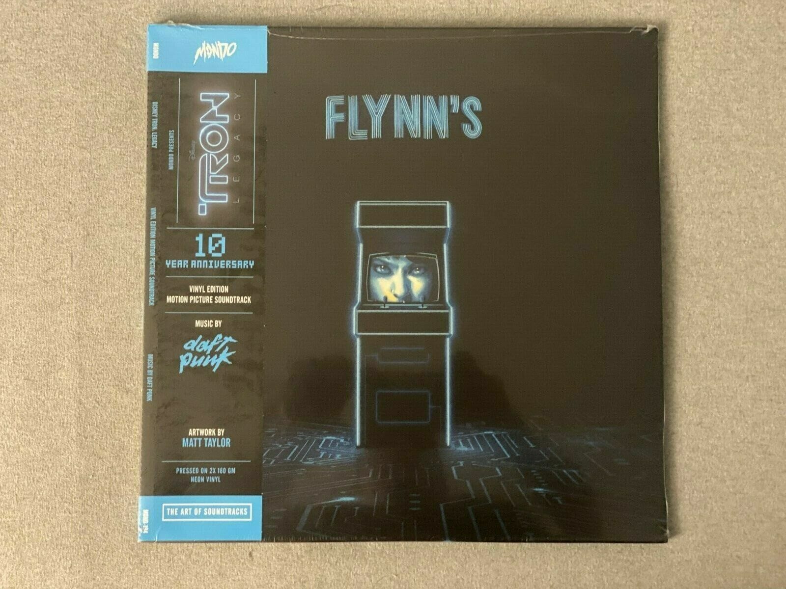 DISNEY TRON LEGACY SOUNDTRACK 2XLP MONDO 180 GRAM COLORED VINYL DAFT ...