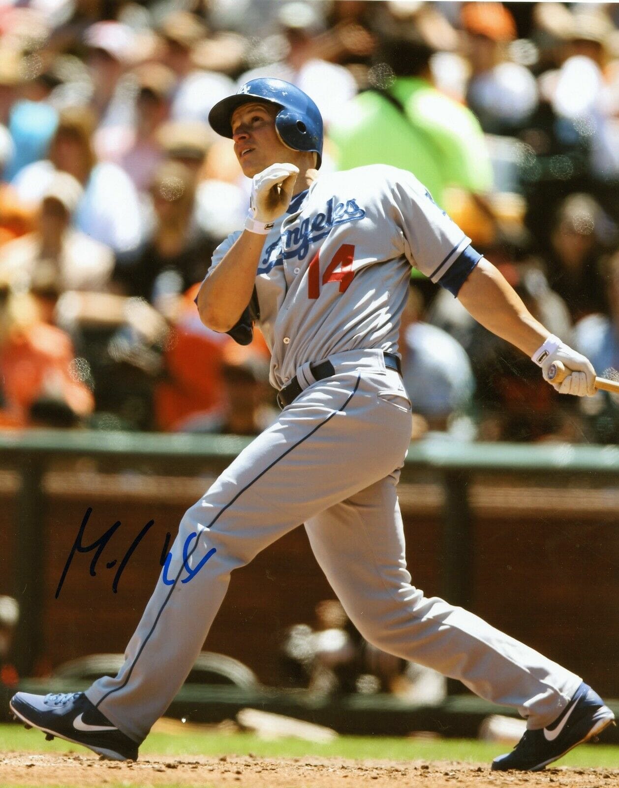 MARK ELLIS LOS ANGELES DODGERS SIGNED AUTOGRAPHED 8X10 PHOTO | Autographia