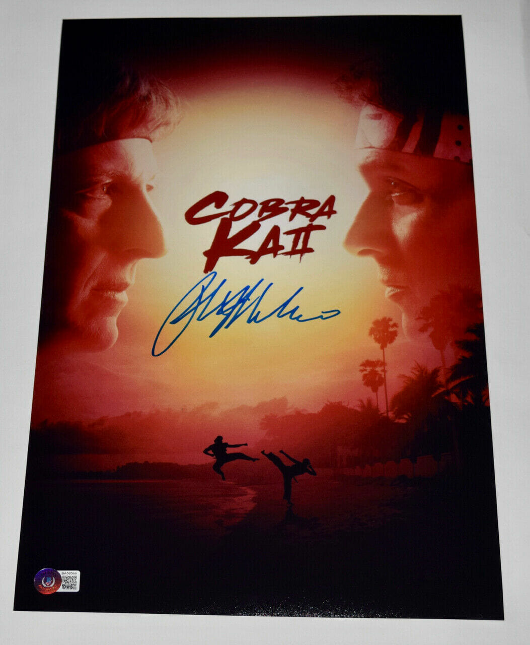 Ralph Macchio Signed Autograph Cobra Kai 11x17 Poster The Karate Kid ...