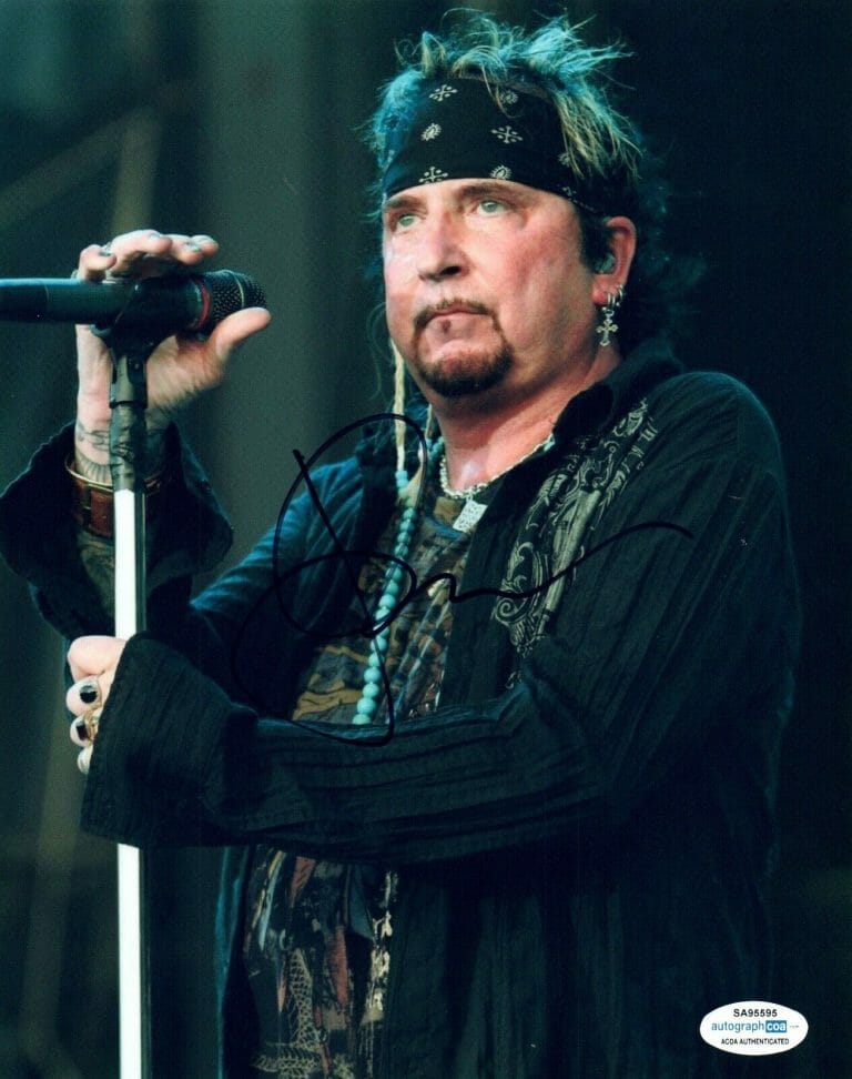 Jack Russell Signed Autographed 8x10 Photo Great White Lead Singer ACOA ...