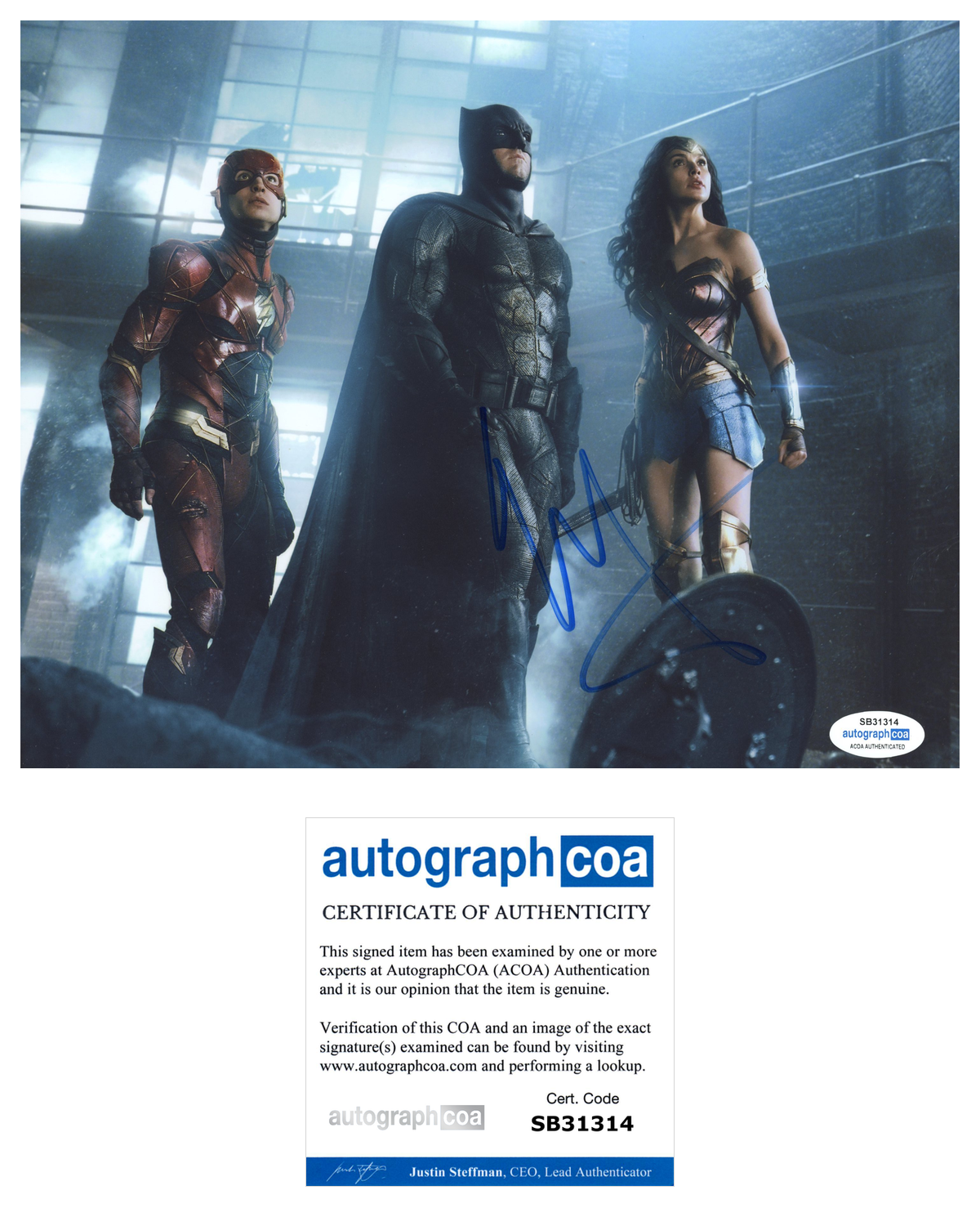 Ezra Miller Signed Autographed 8x10 Photo The Flash Justice League ACOA ...