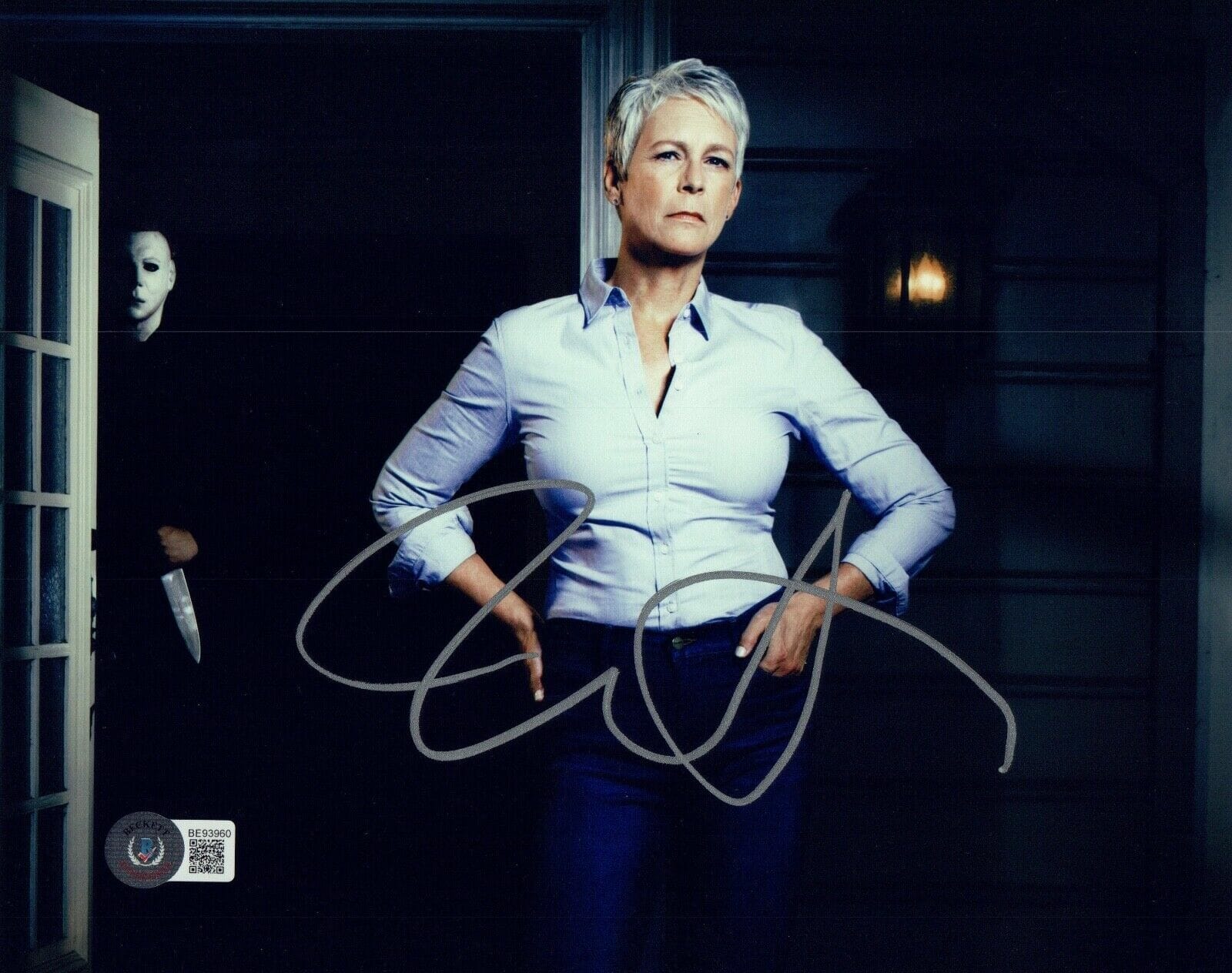 Jamie Lee Curtis Signed Autograph 8x10 Photo Halloween Laurie Strode ...