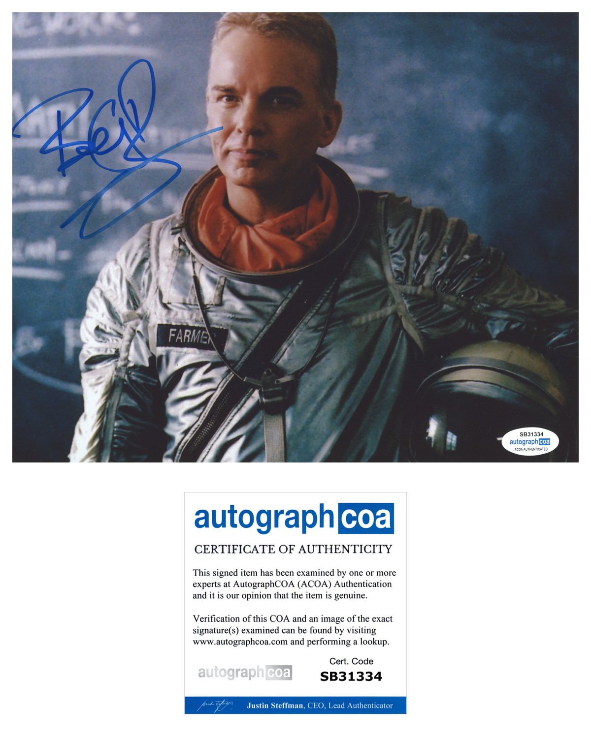 Billy Bob Thornton Signed Autographed 8x10 Photo The Astronaut Farmer ...