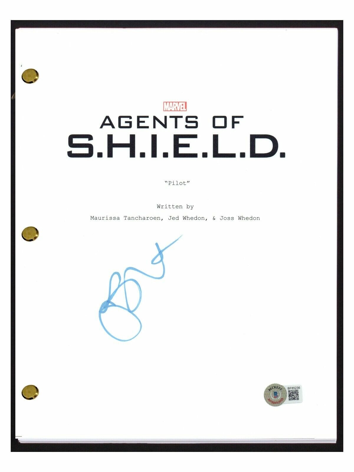 Chloe Bennet Signed Autographed Agents of Shield Pilot Script Beckett ...