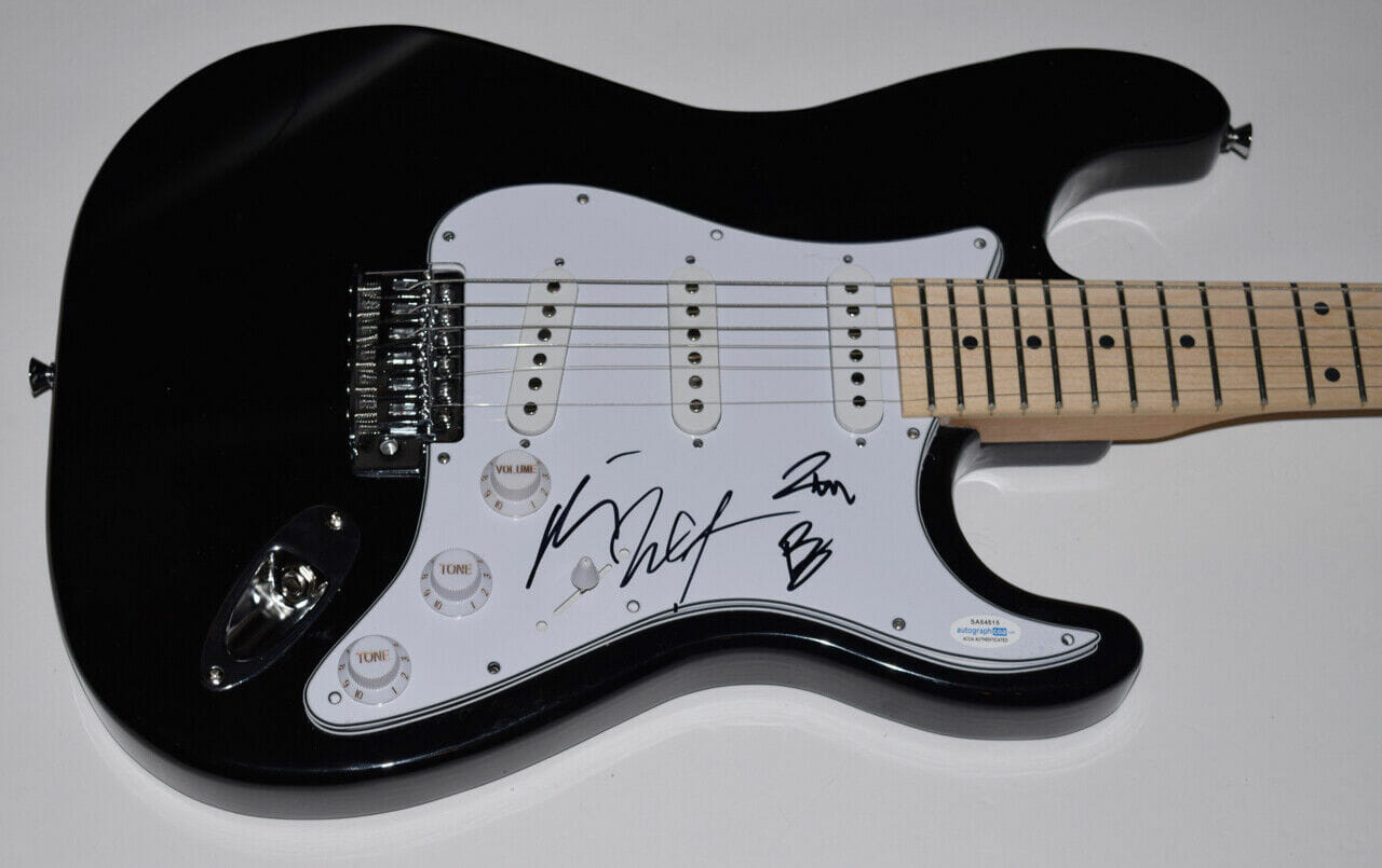 Avenged Sevenfold Signed Autographed Electric Guitar M Shadows +3 ACOA ...