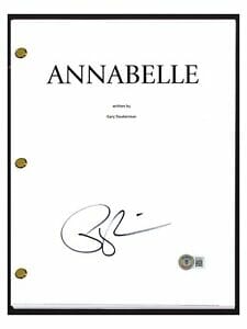 Patrick Wilson Signed Autographed Annabelle Full Movie Script Horror ...