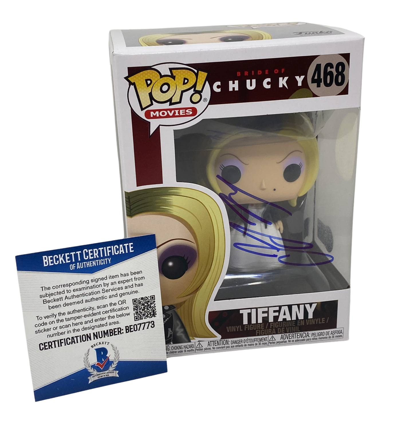 Jennifer Tilly Signed Autographed Funko Pop Tiffany Bride of Chucky ...