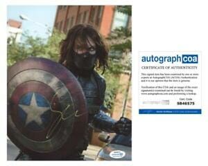 Sebastian Stan "Captain America: The Winter Soldier" AUTOGRAPH Signed ...