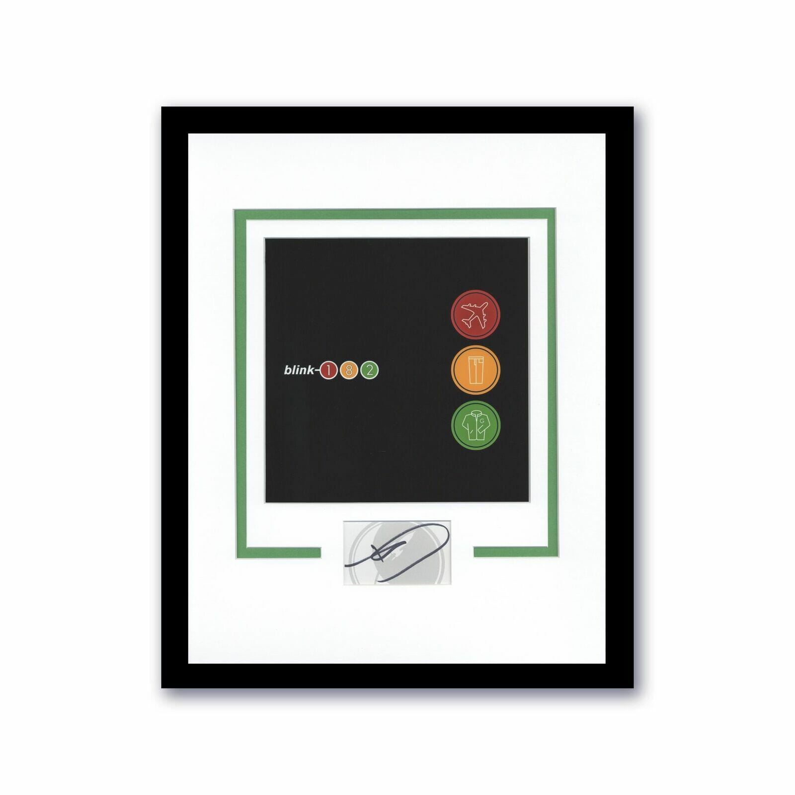 Tom DeLonge "blink-182" SIGNED 'Take Off Your Pants and Jacket' Framed ...