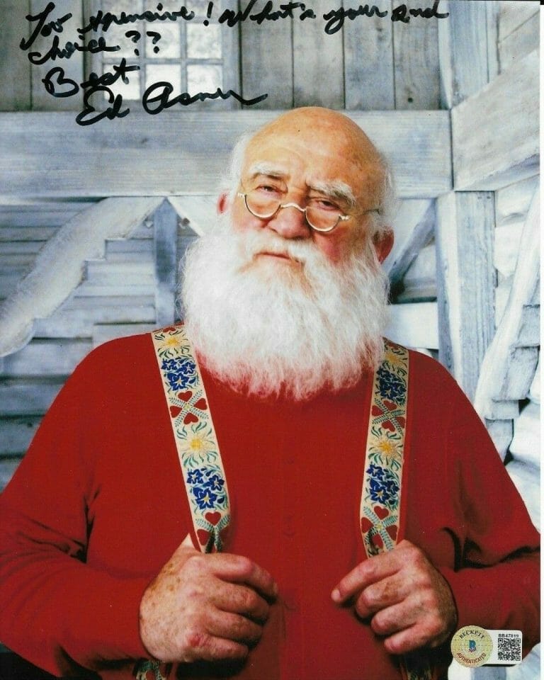ED ASNER SIGNED AUTOGRAPHED UP 8x10 PHOTO DISNEY CARL ELF GARGOYLES ...
