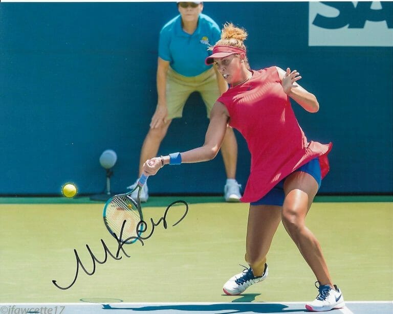 MADISON KEYS SIGNED AUTOGRAPHED 8X10 PHOTO TENNIS WIMBLEDON FRENCH US ...