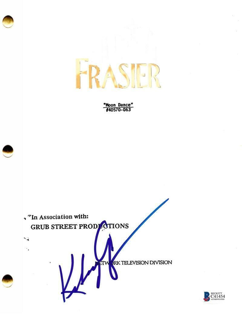 KELSEY GRAMMER FRASIER SIGNED MOON DANCE SCRIPT AUTOGRAPH HOLOGRAM ...