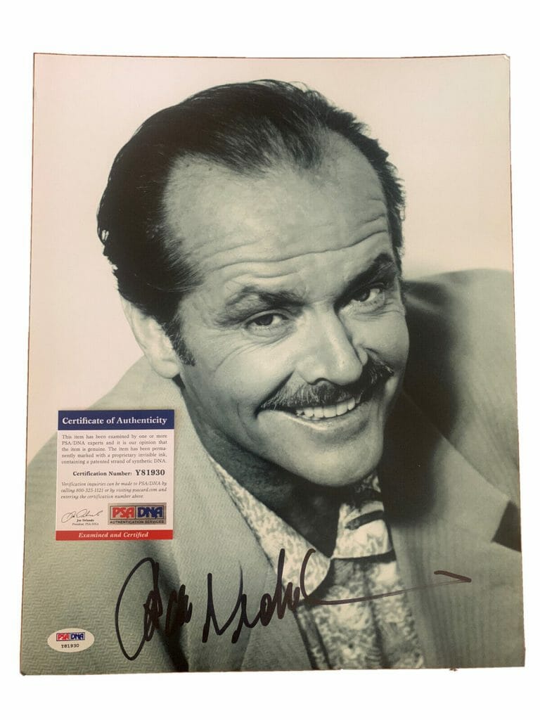 Add Jack Nicholson Signed Memorabilia to Your Collection | Autographia