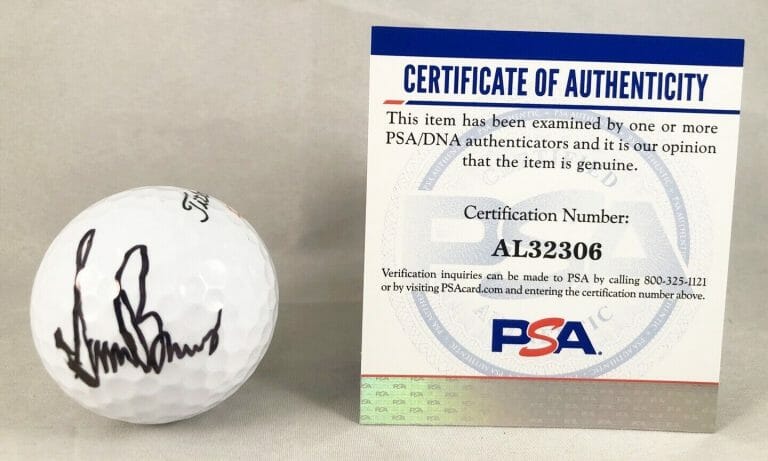 Sam Burns Signed Golf Ball PSA/DNA 1 COA | Autographia