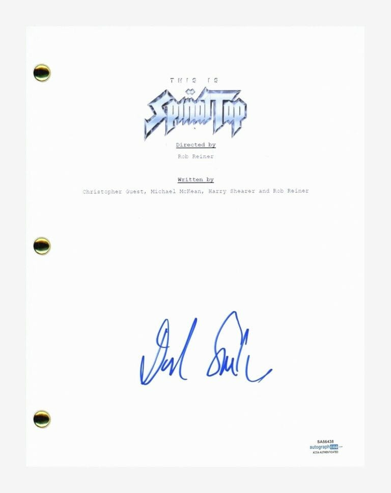 Harry Shearer Signed Autographed This Is Spinal Tap Movie Script ACOA ...