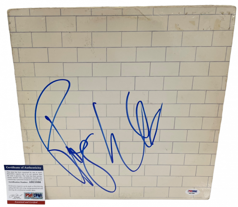 ROGER WATERS SIGNED PINK FLOYD THE WALL ALBUM VINYL AUTHENTIC AUTOGRAPH ...