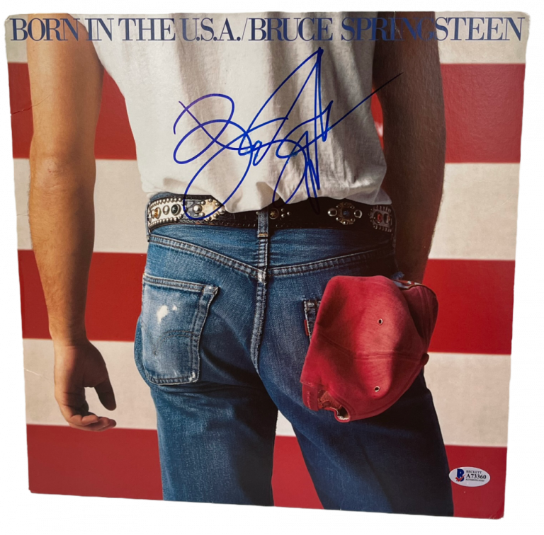 Authentic Signed Bruce Springsteen Memorabilia - Autographed Guitar ...