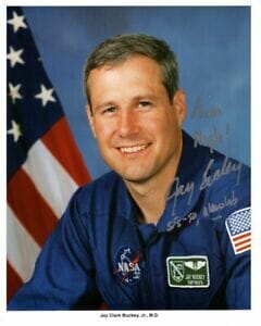 JAY CLARK BUCKEY, JR. signed 8x10 NASA ASTRONAUT litho photo GREAT ...