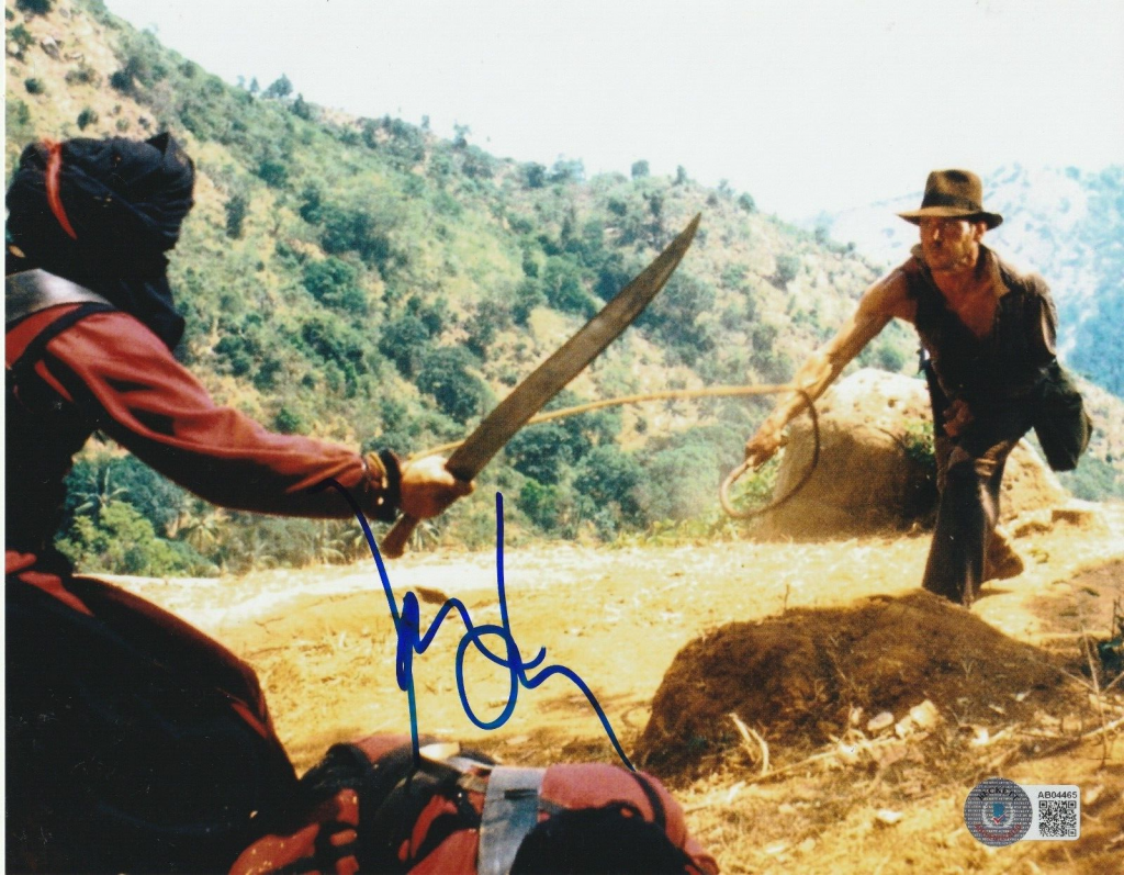 HARRISON FORD Signed INDIANA JONES & TEMPLE OF DOOM 8x10 PHOTO w ...