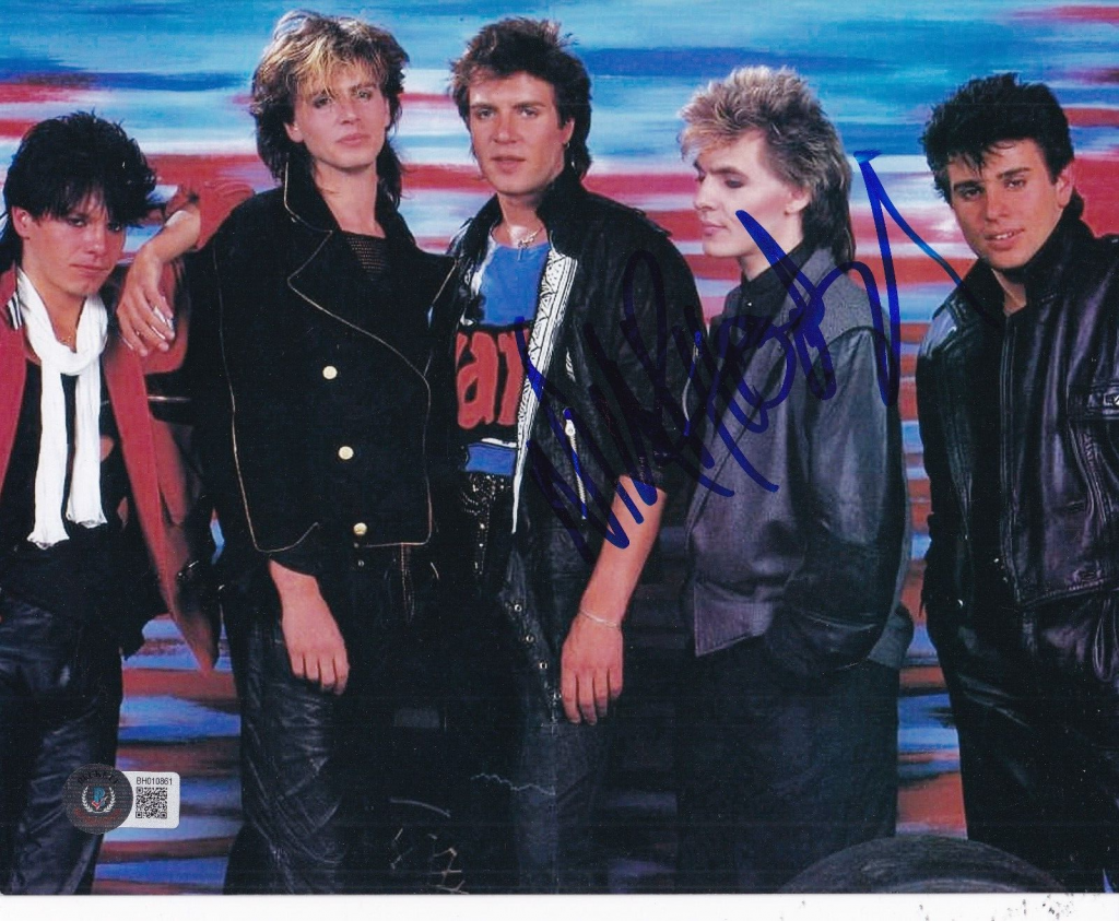 NICK RHODES signed (DURAN DURAN) Music 8X10 photo BECKETT BAS BH010861 ...