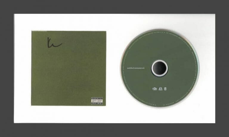 KENDRICK LAMAR SIGNED AUTOGRAPH UNTITLED FRAMED CD DISPLAY - READY TO ...