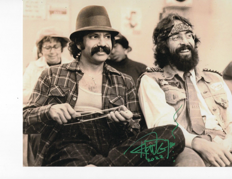 CHEECH AND CHONG TOMMY CHONG SIGNED BIG SMILE 8X10 | Autographia