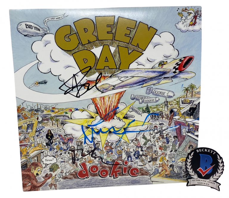 Signed Green Day Autographed Memorabilia, Guitar & Posters For Sale ...
