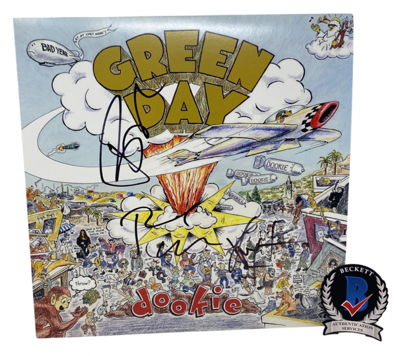 Signed Green Day Autographed Memorabilia, Guitar & Posters For Sale ...