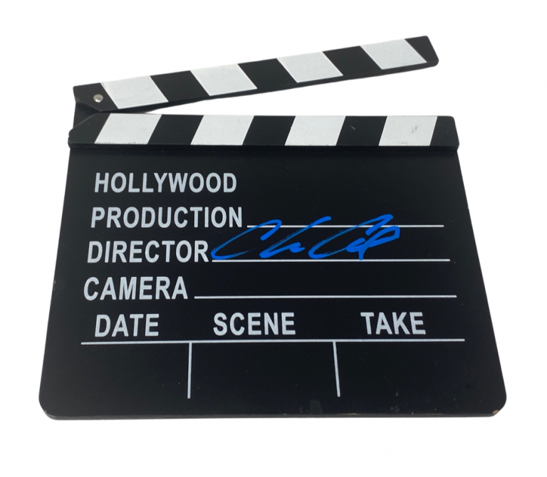 Chris Columbus Signed Director's Clapboard The Goonies Harry Potter ...