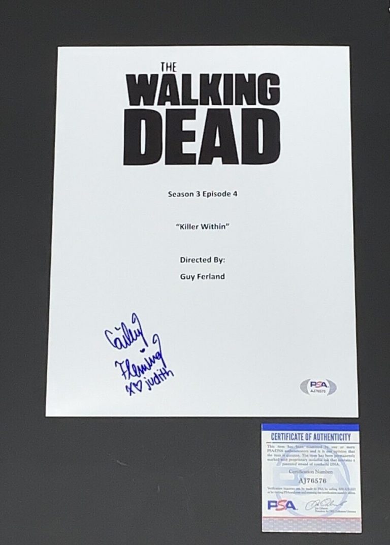 Authentic Memorabilia from The Walking Dead | Autographia