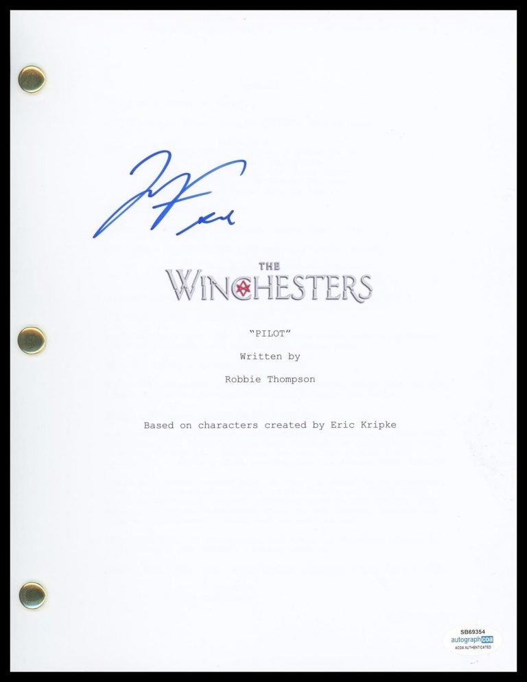 Jojo Fleites "The Winchesters" AUTOGRAPH Signed Full Pilot Episode ...