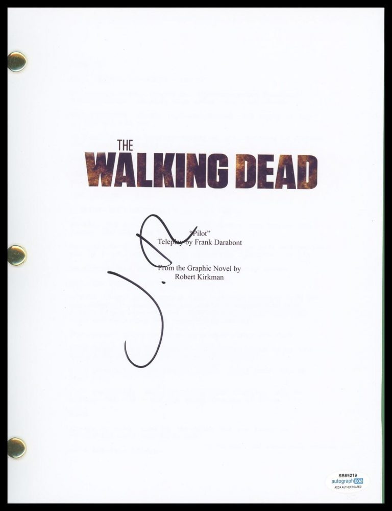 Authentic Memorabilia from The Walking Dead | Autographia