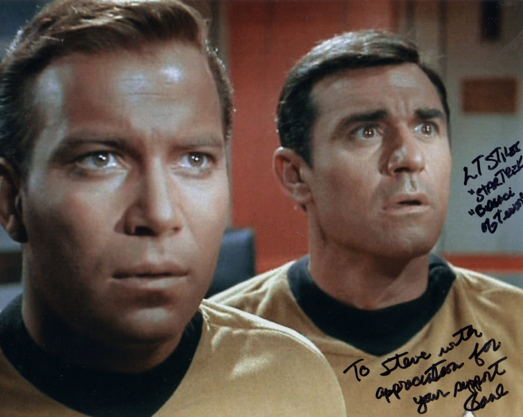 PAUL COMI HAND SIGNED 8x10 PHOTO+COA STAR TREK POSE+SHATNER TO STEVE ...