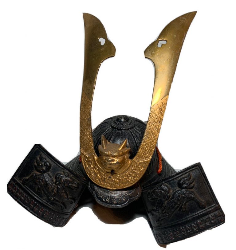Decorative Metal 10" Samurai Display Helmet | Autographia