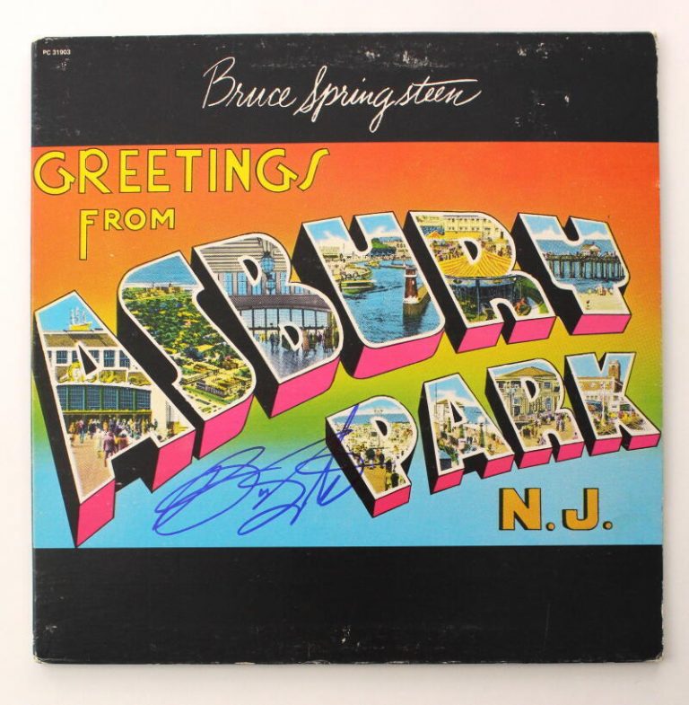 Authentic Signed Bruce Springsteen Memorabilia - Autographed Guitar ...