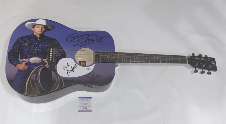Buy George Strait Autographed & Memorabilia - Guitar, Picture, Photo ...