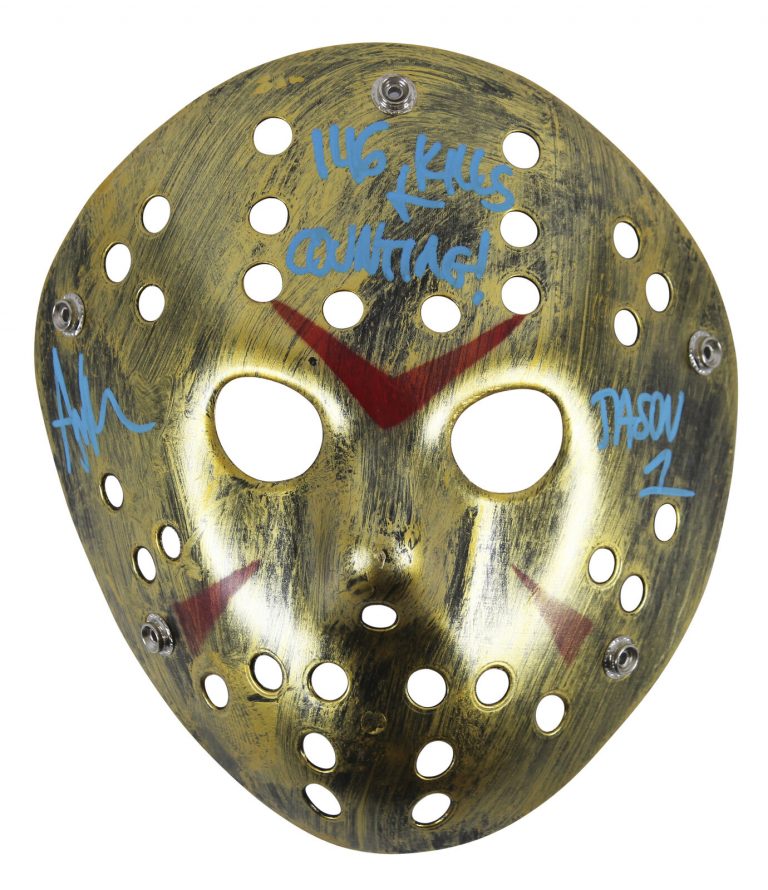 Ari Lehman Friday The 13th "146 Kills & Counting!" Signed Gold Jason ...