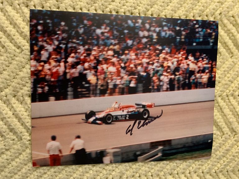 Vintage Al Unser Sr Indy 500 Signed 8 X 10 Photo Indianapolis Autograph ...