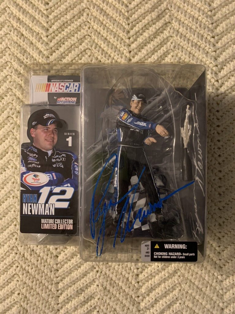 Ryan Newman Signed McFarlane Figure 2003 Nascar Series 1 Autographed ...