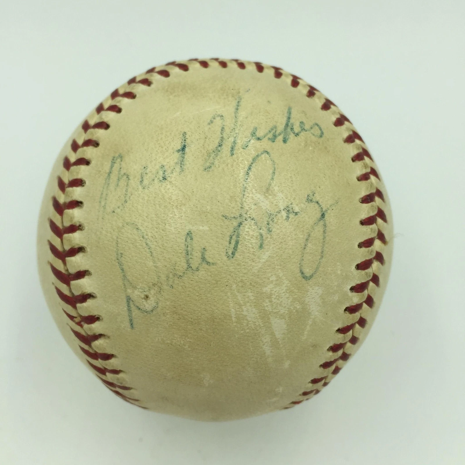 1950's Dale Long Early Career Signed Game Used National League Baseball ...
