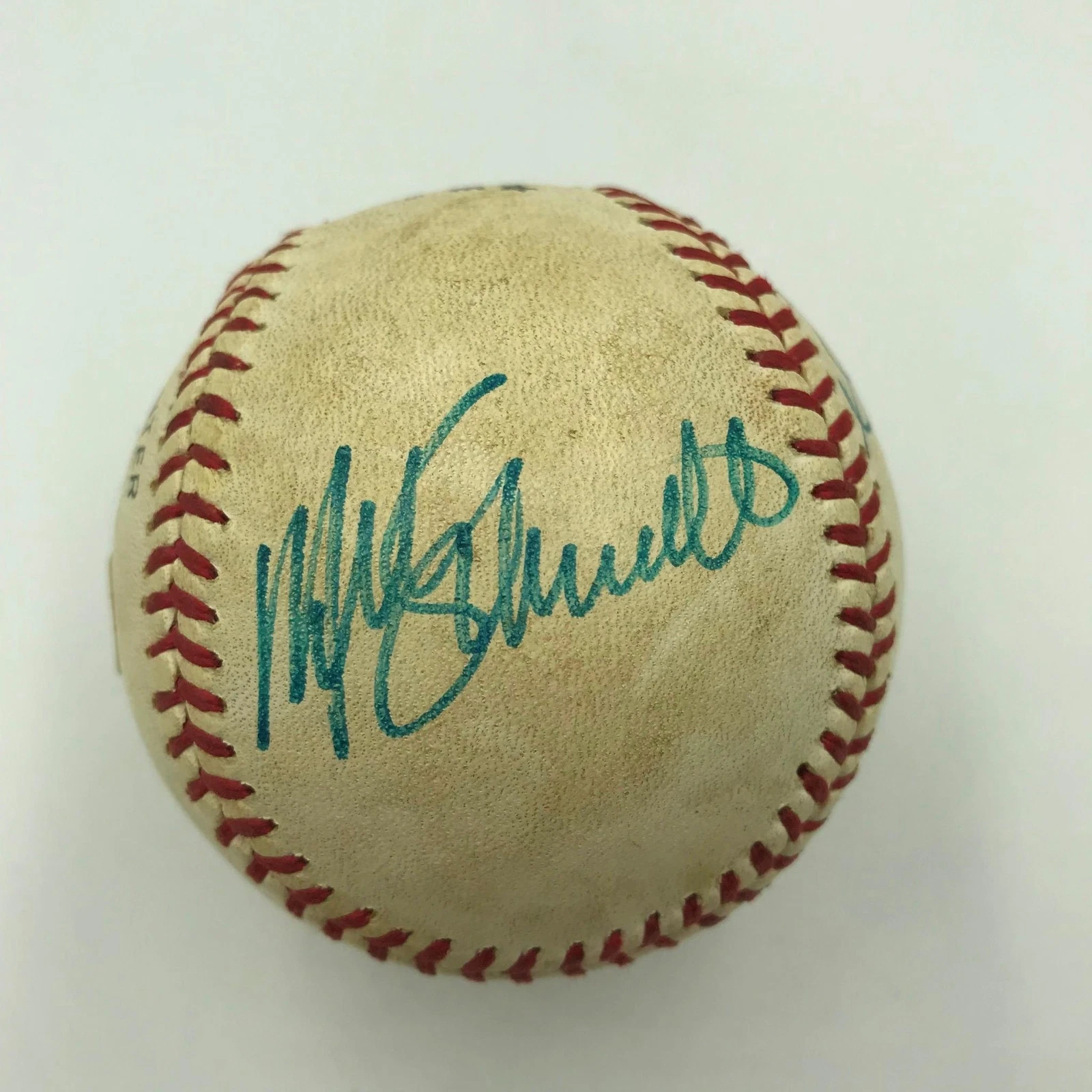 1982 Mike Schmidt Signed Game Used Actual Hit Baseball With SGC Sticker ...