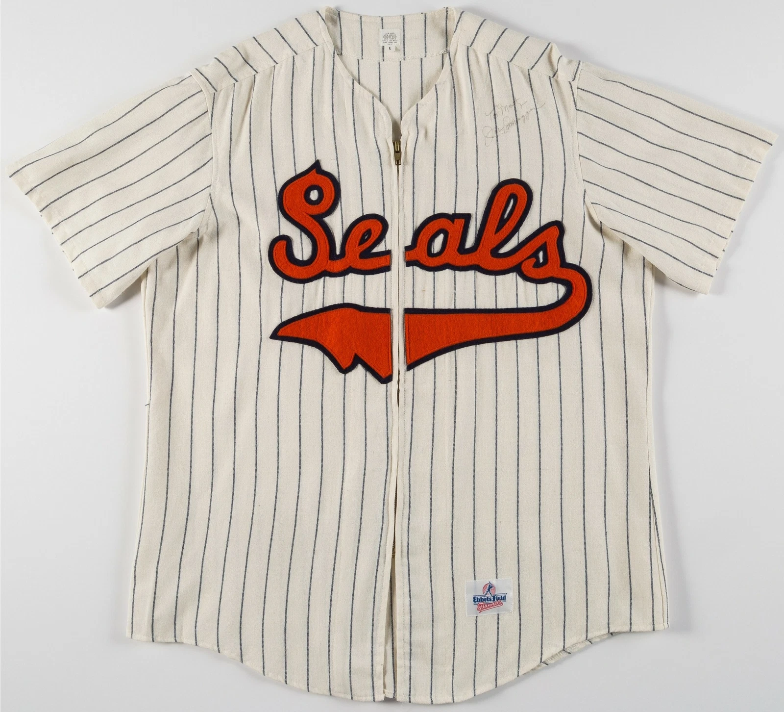 Extraordinary Joe DiMaggio Signed San Francisco Seals Rookie Jersey ...